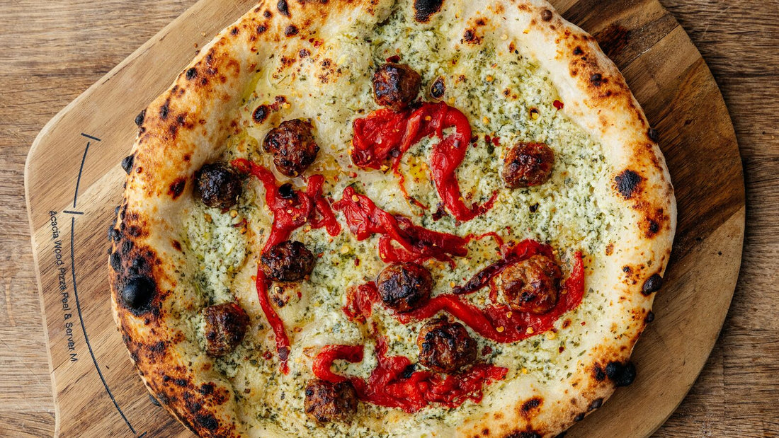 Goats Cheese & Red Onion Marmalade Thin & Crispy Pizza Recipe | Gozney ...